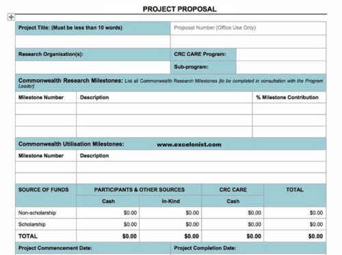 Project Proposal Template Word - Project Management Documentation ...
